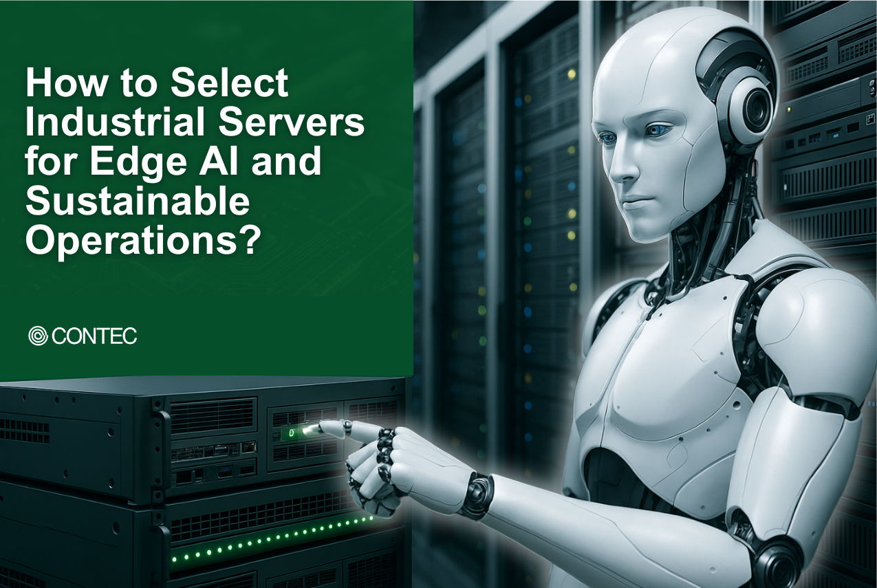 エッジ AI と持続可能な運用のための産業用サーバーを選択する方法 – Contec eShop