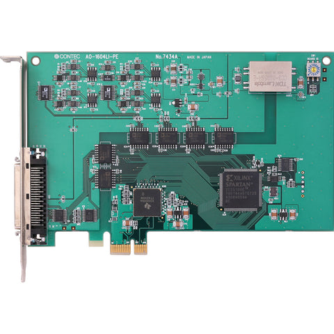 Tarjeta PCI Express de salida analógica AO-1604LI-PE – Contec eShop